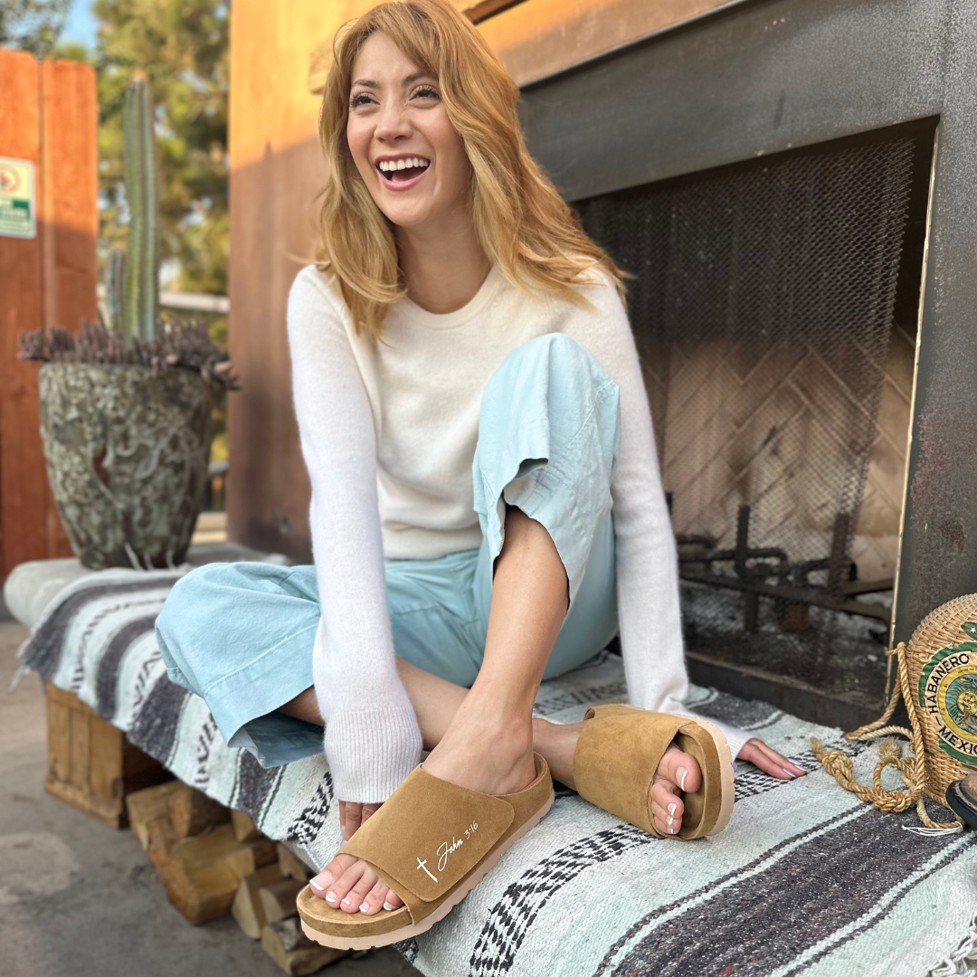 Women`s Revival Slide | Jesus Sandals For Women – Walk In His Footsteps