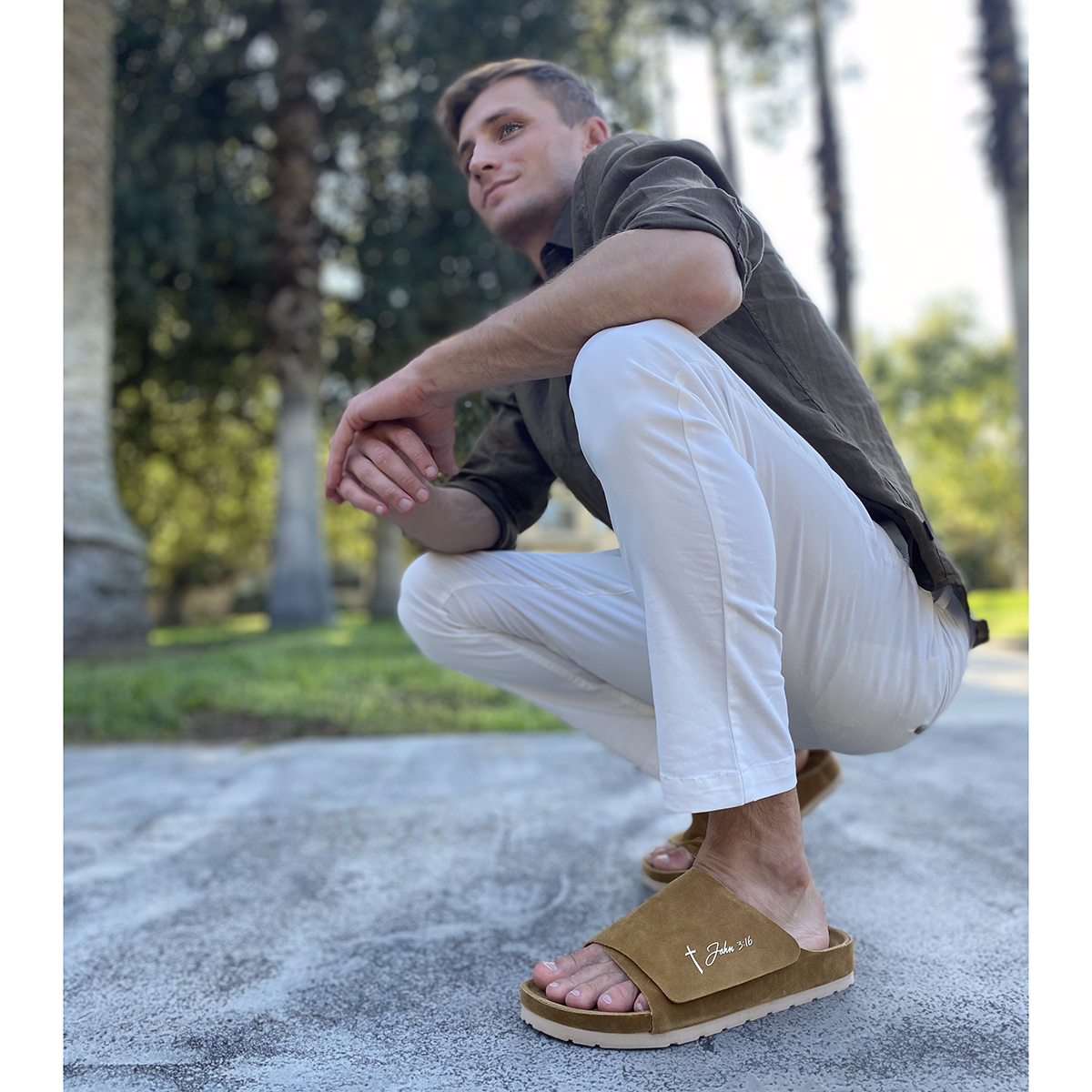 Men`s Revival Slide | Jesus Sandals For Men – Walk In His Footsteps