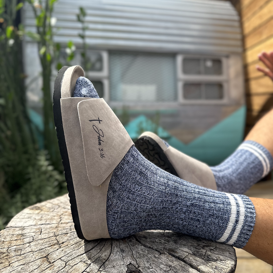 Men`s Revival Slide | Jesus Sandals For Men – Walk In His Footsteps