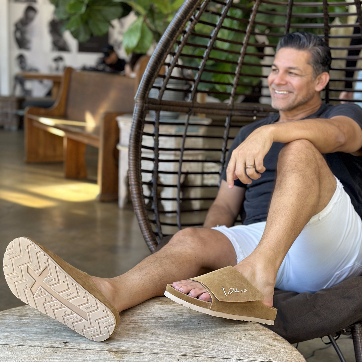 Men`s Revival Slide | Jesus Sandals For Men – Walk In His Footsteps