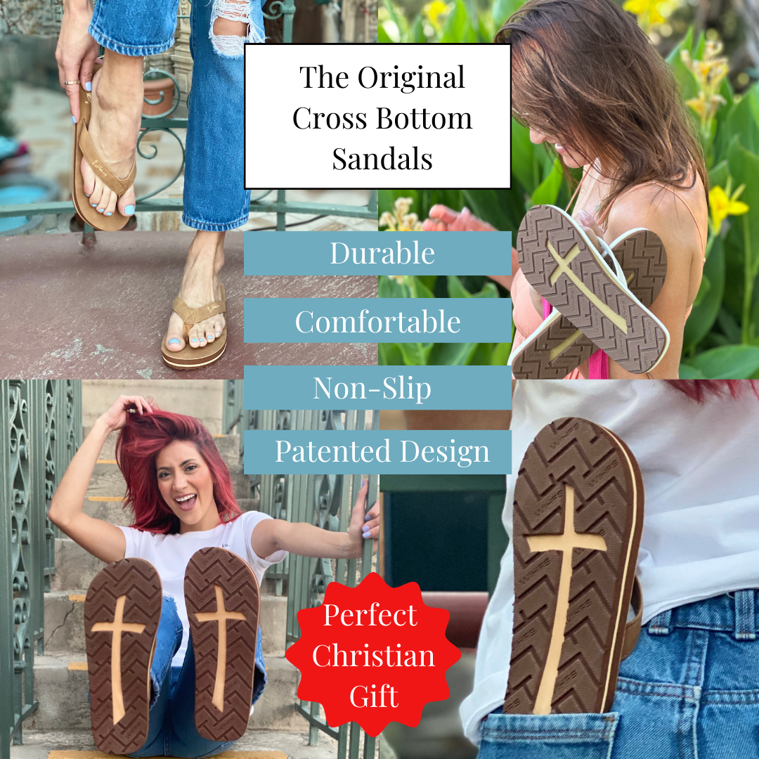 Christian Footwear - Cross Bottom Sandal - Women – Walk In His Footsteps