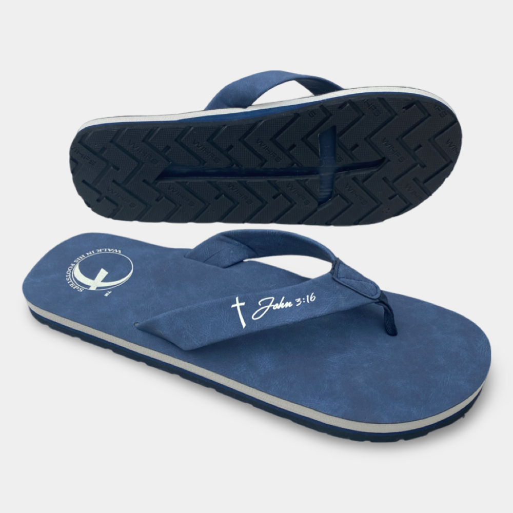 Men's Cross Bottom Sandals – Walk In His Footsteps