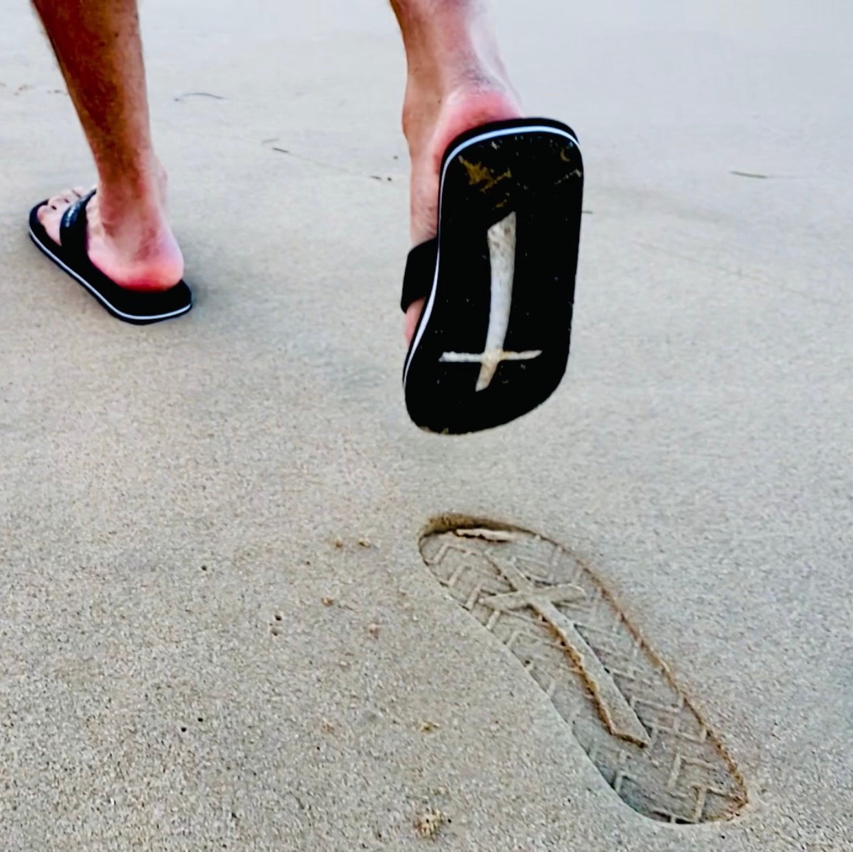 MEN's - Christian Footwear - Cross Bottom Sandals – Walk In His Footsteps