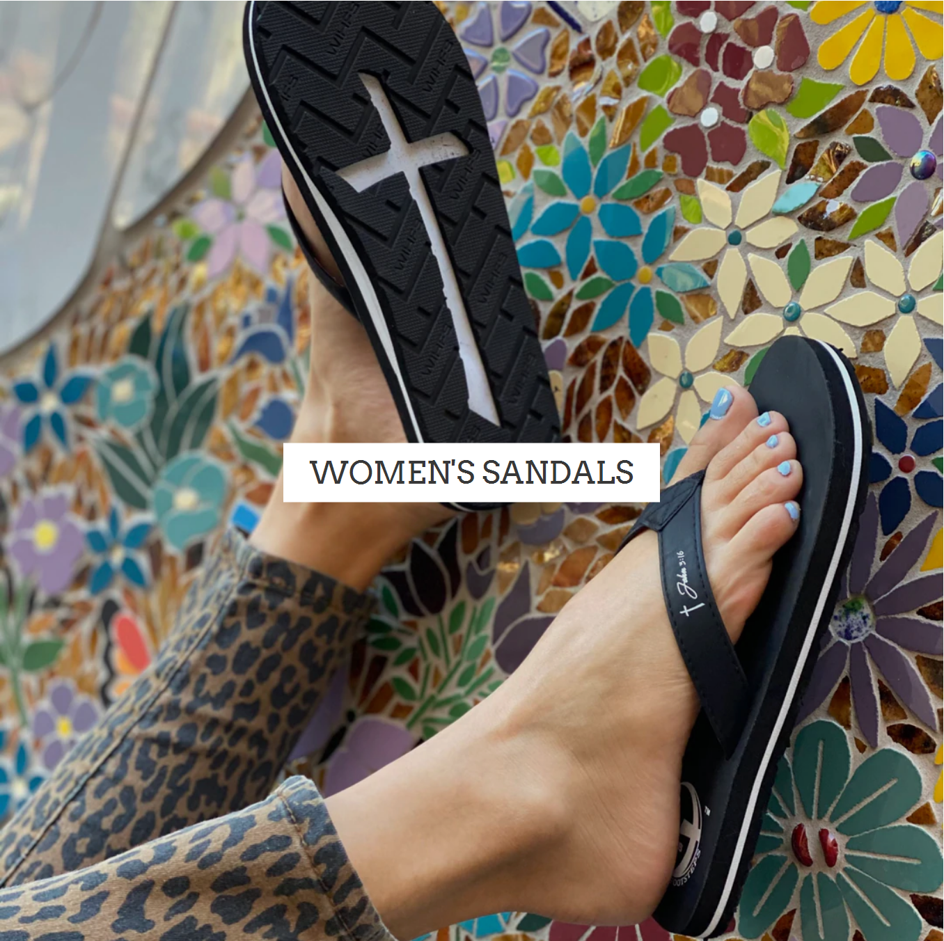 Christian Footwear - Original Cross Bottom Christan Sandals – Walk In ...