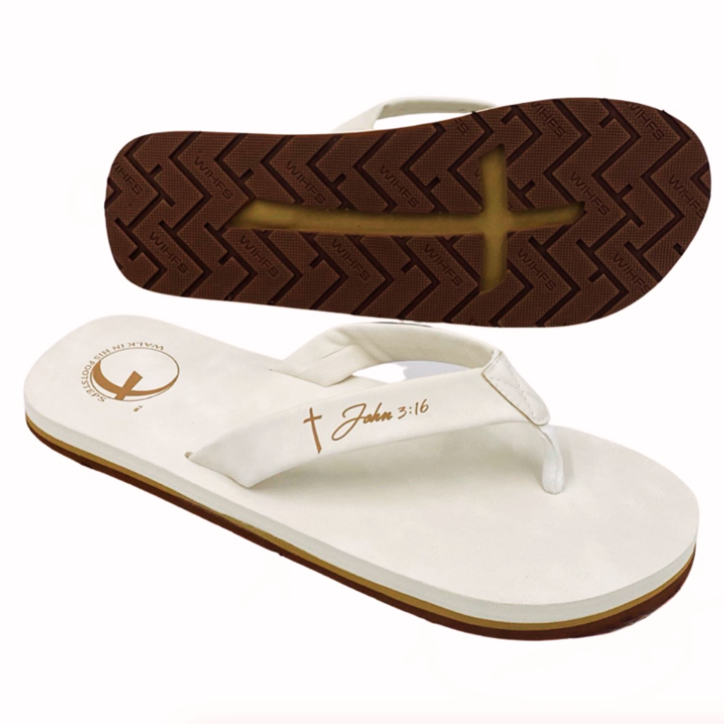 MEN's - Christian Footwear - Cross Bottom Sandals – Walk In His Footsteps